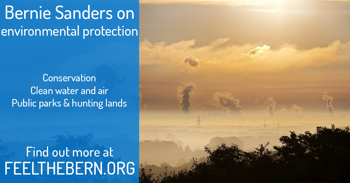 Bernie Sanders on Environmental Protection